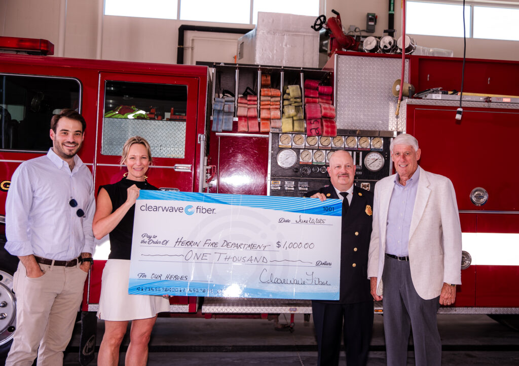 Clearwave Fiber Donates to Herrin Fire Department at Grand Opening ...